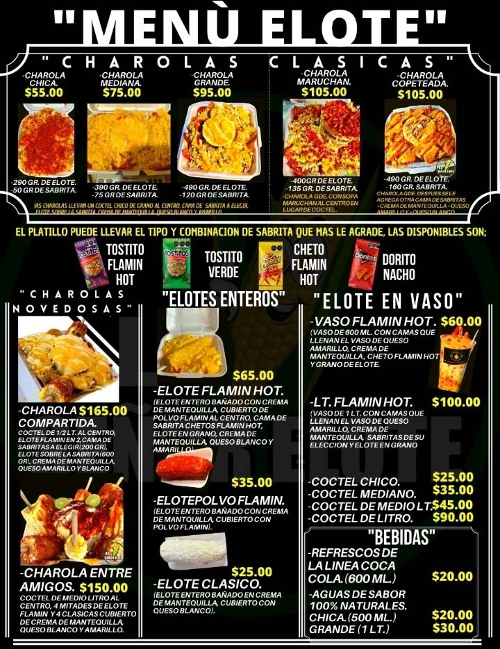 Carta de El Señor Elote, Ciudad Obregón