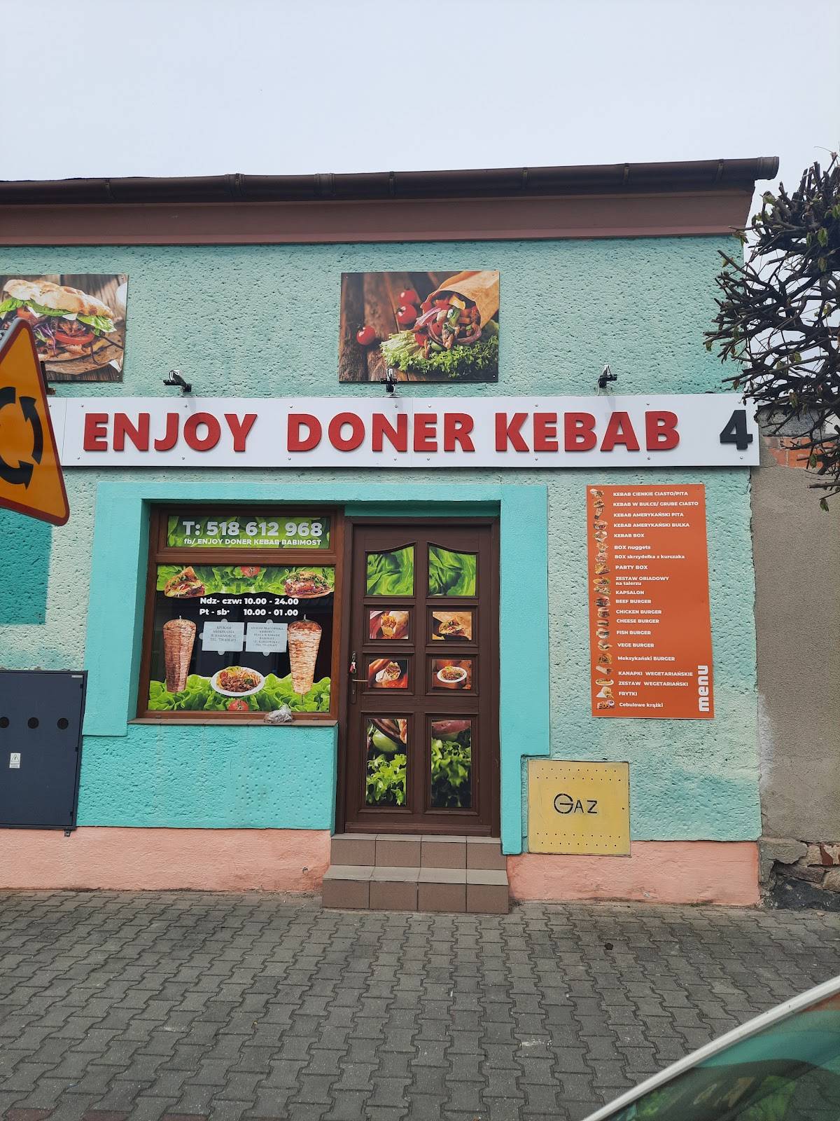 Carta del restaurante Enjoy Doner Kebab Babimost, Babimost