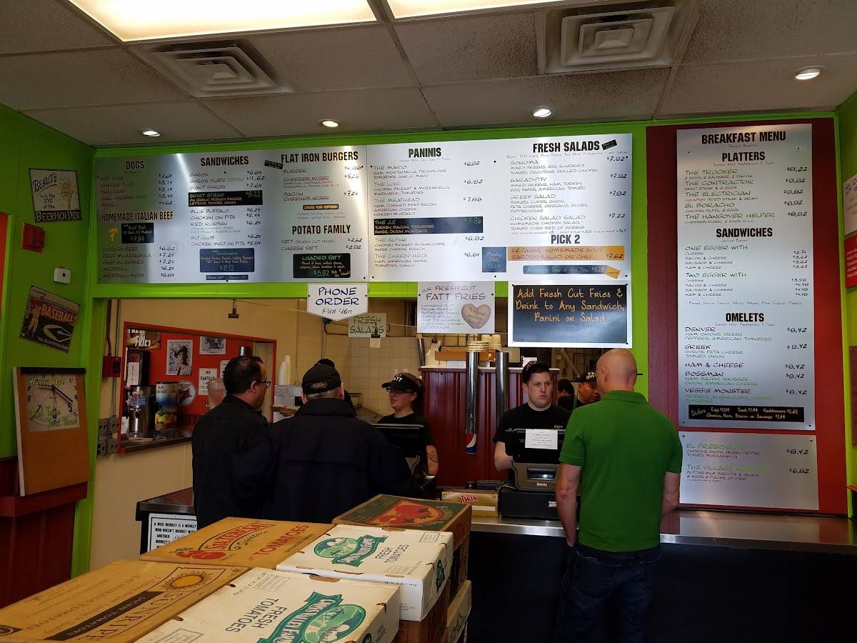 Menu at Fatt Mustard Cafe, Elk Grove Village