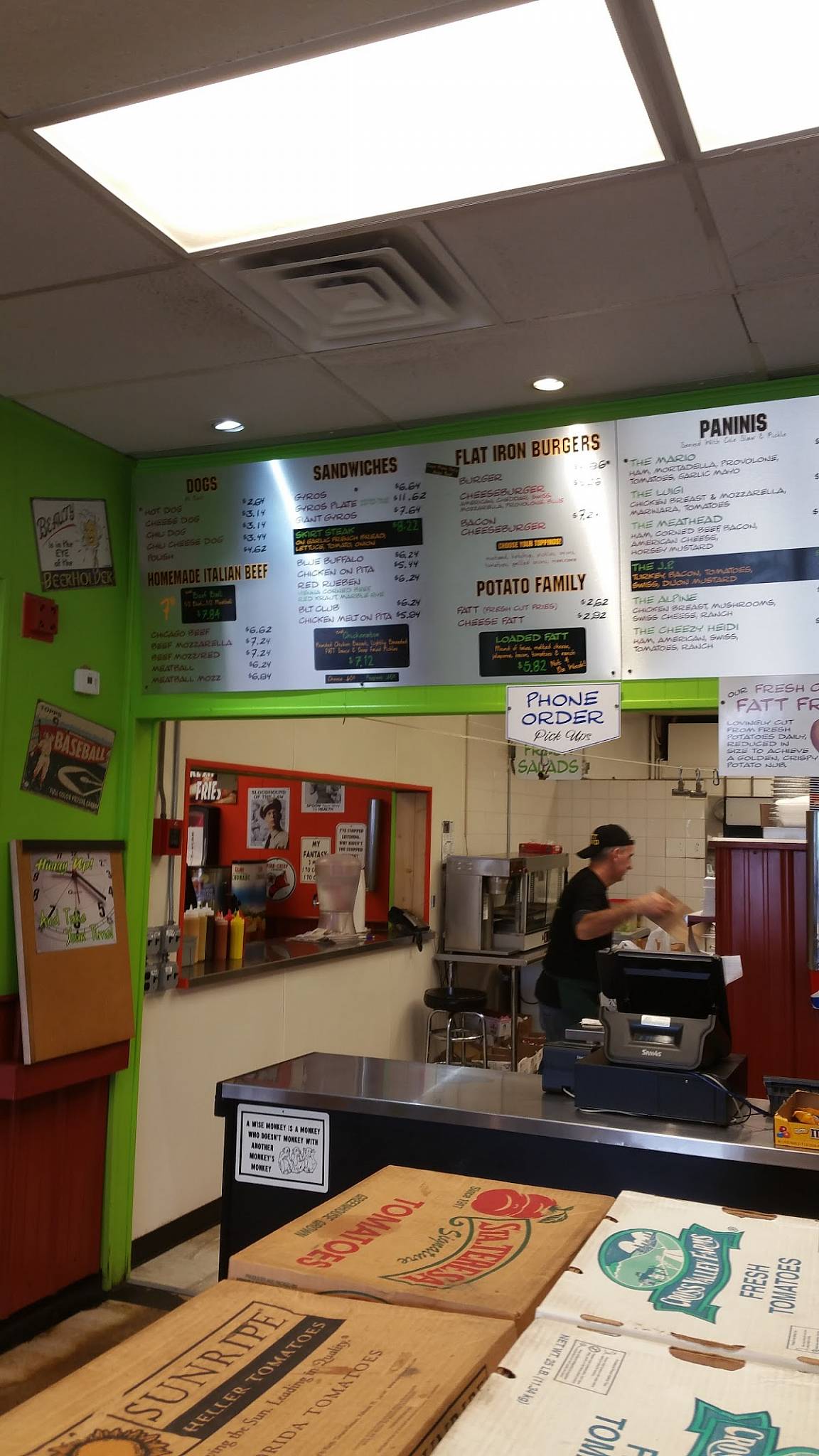 Menu at Fatt Mustard Cafe, Elk Grove Village