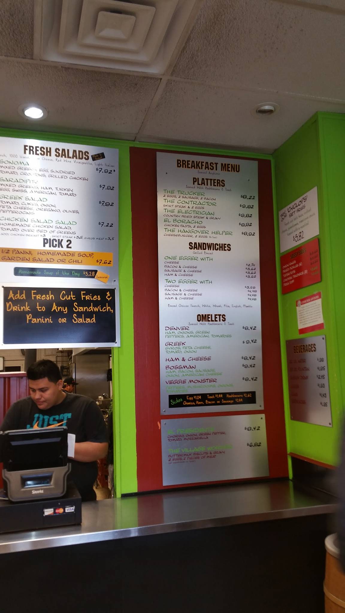 Menu at Fatt Mustard Cafe, Elk Grove Village