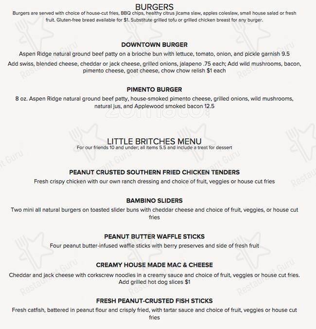 Menu at Four Friends Kitchen restaurant, Denver, Roslyn St
