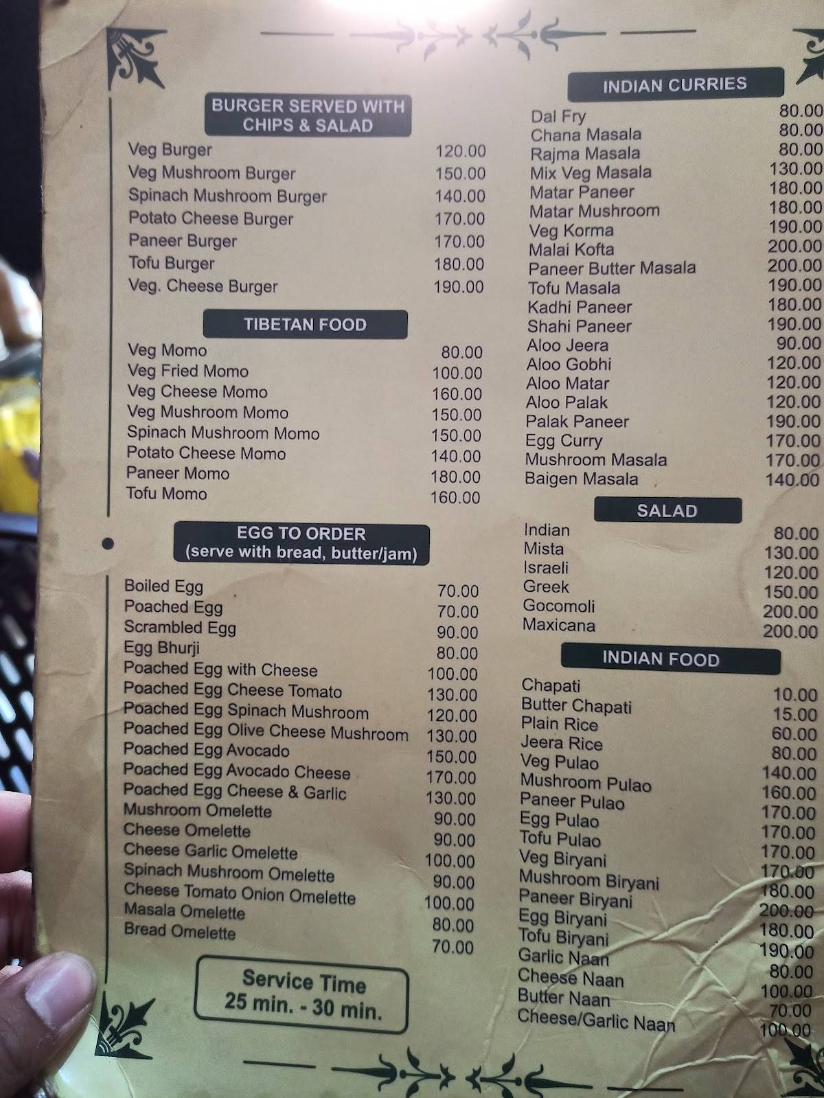 Menu at Frog Life Cafe, Rishikesh, 48HC+GG9