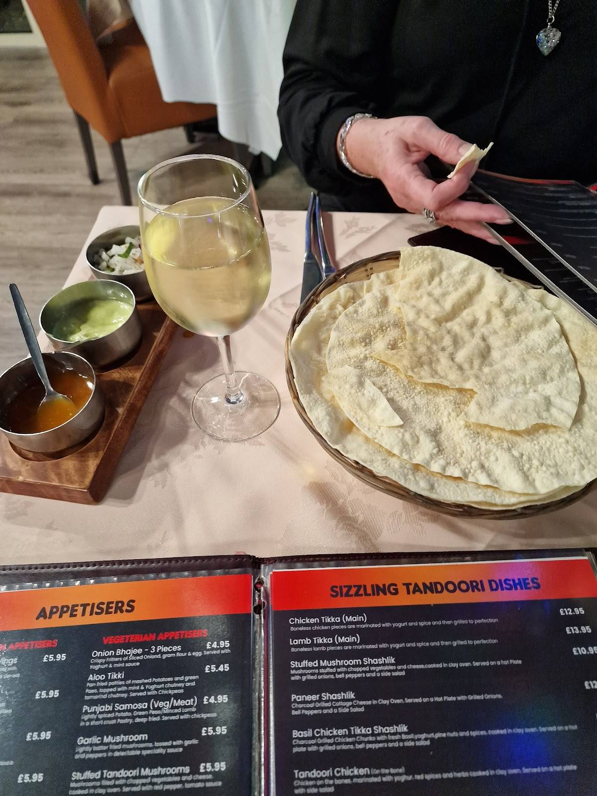 Menu at Ganges Indian Restaurant, Eastbourne
