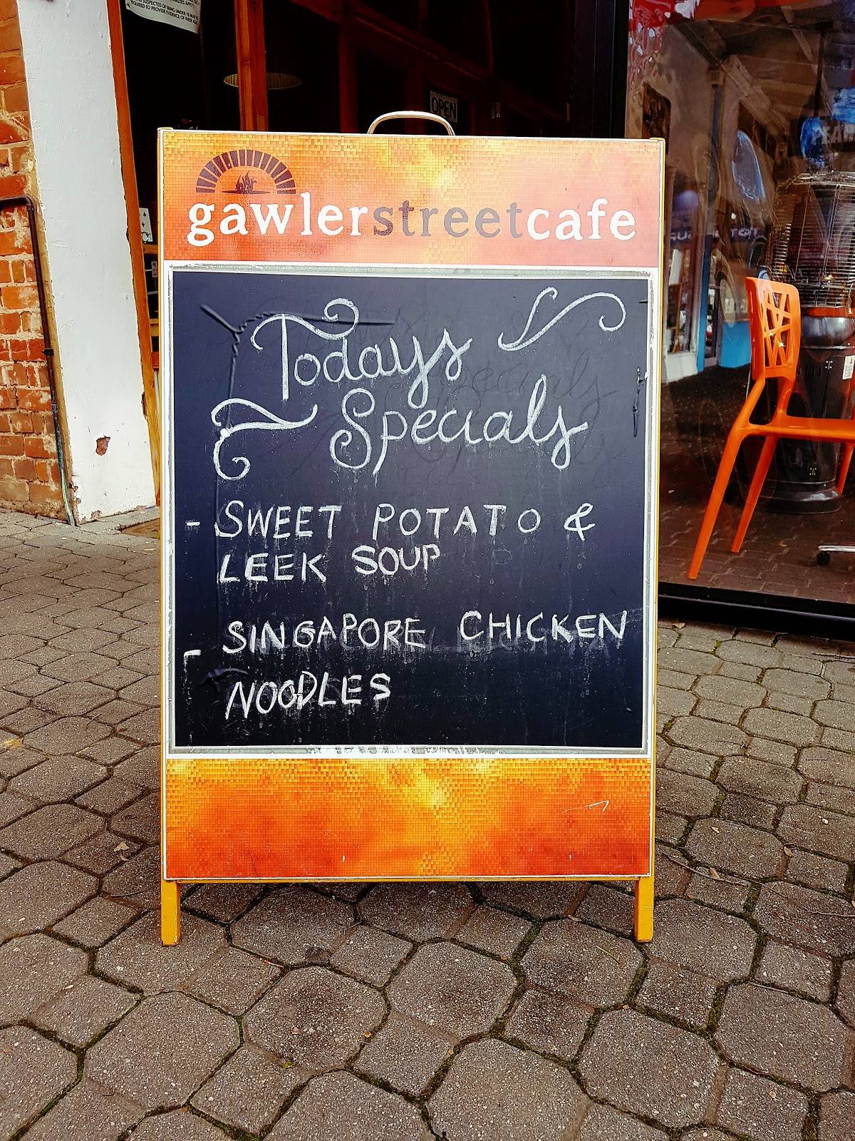 Menu at Gawler Street Cafe, Mount Barker