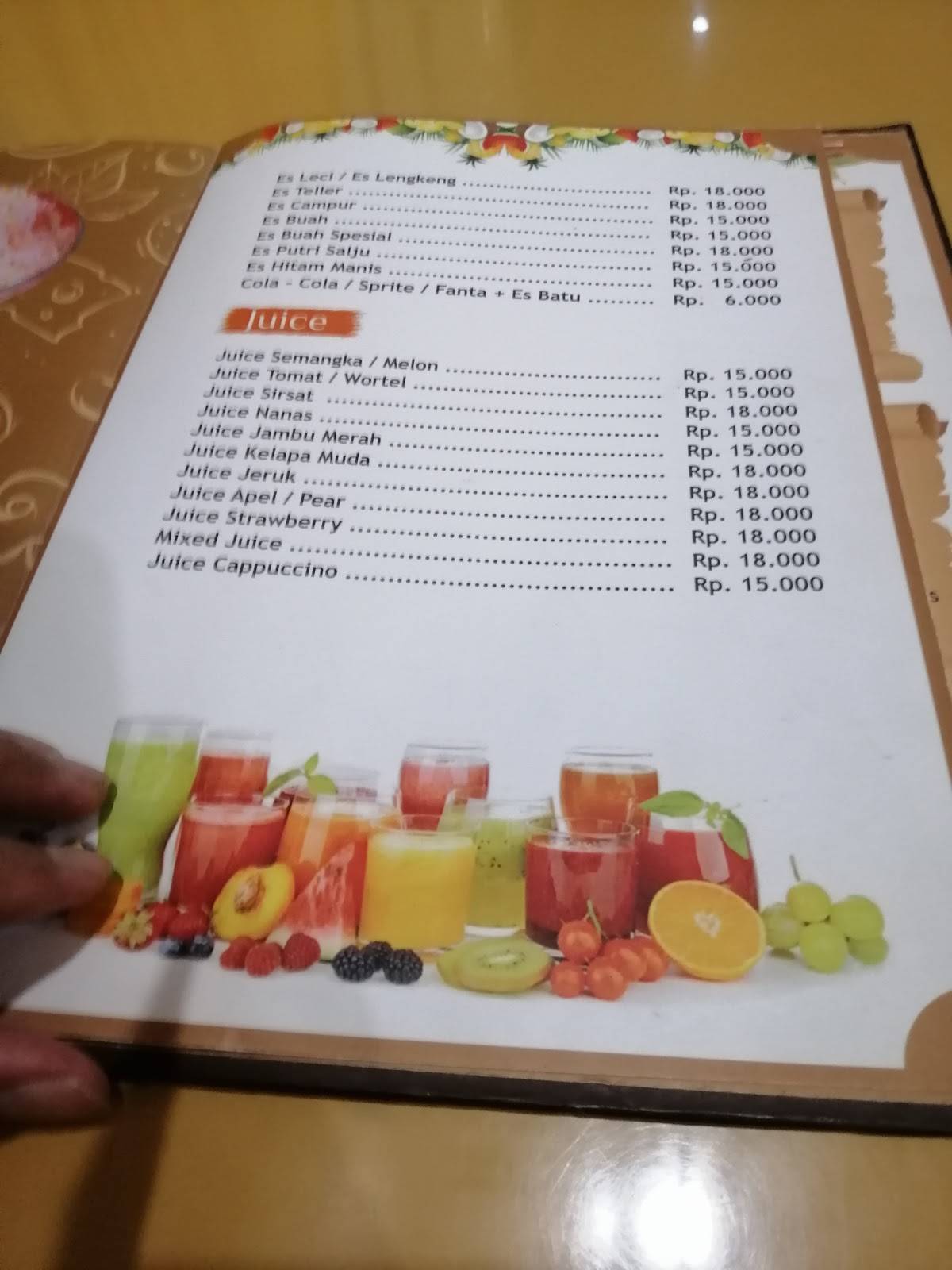Menu at Golden Resto restaurant, Kudus, Jl. Jend. Sudirman No.95