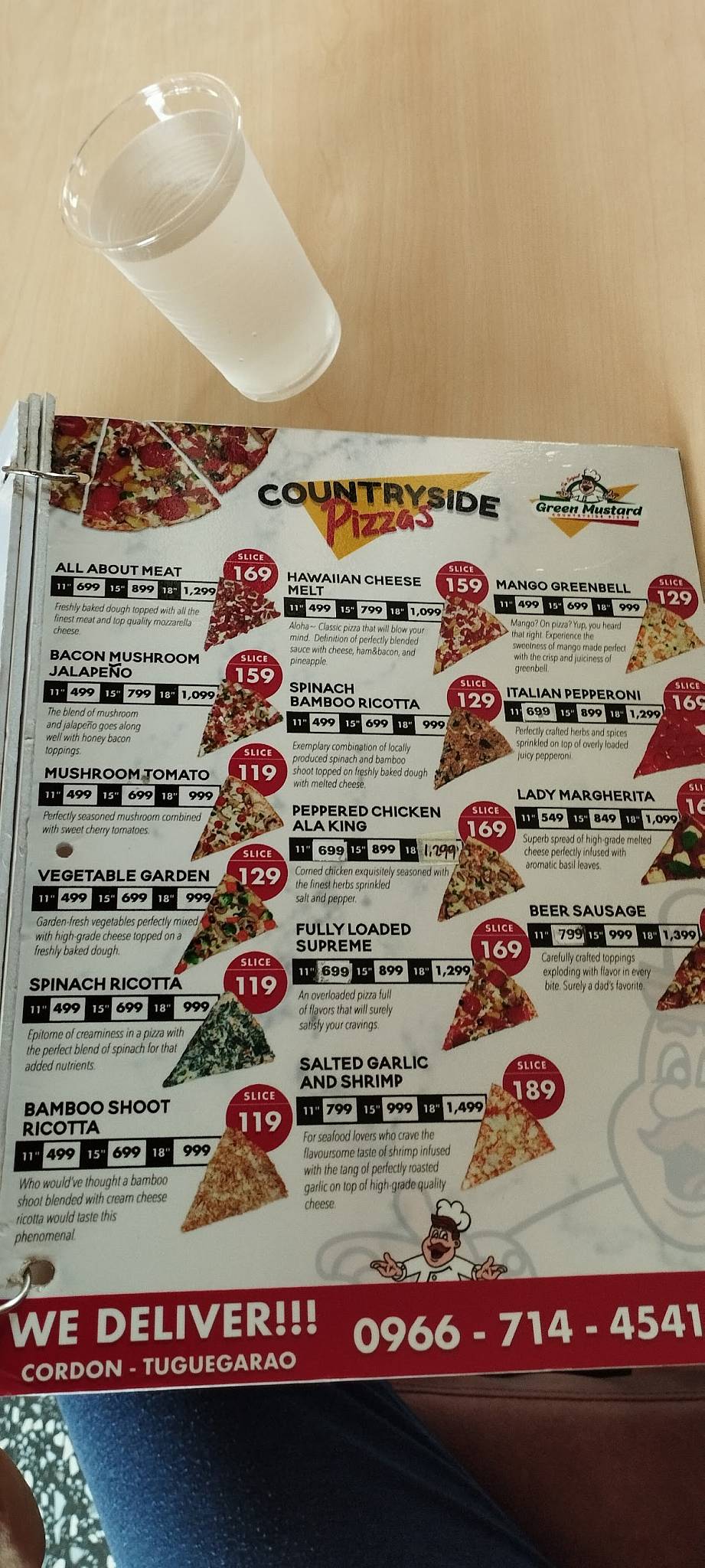 Menu at Green Mustard Cauayan restaurant, Cauayan City, WQPF+8M7