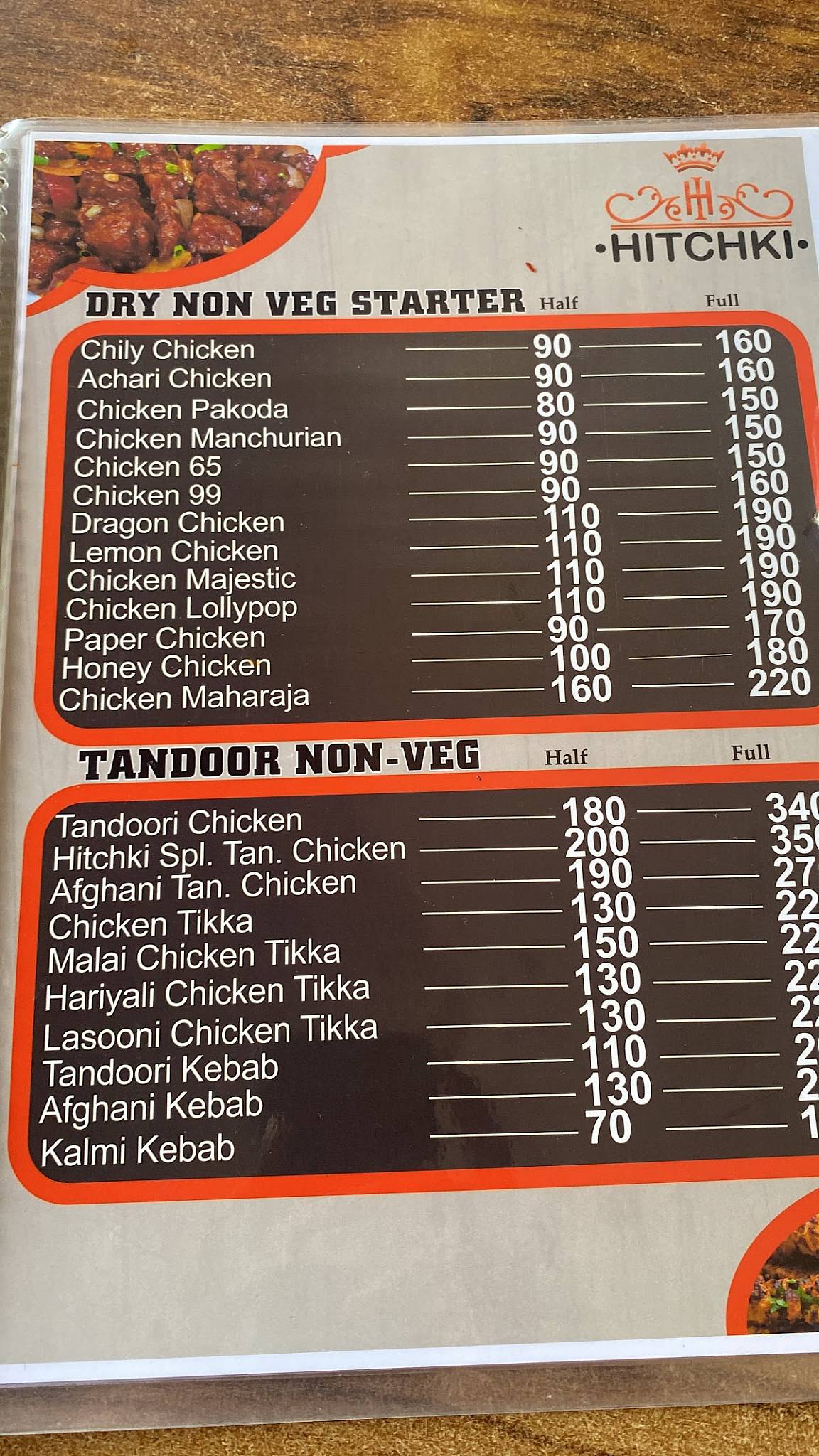 Menu at HITCHKI CAFE & RESTAURANT, Bhadrak
