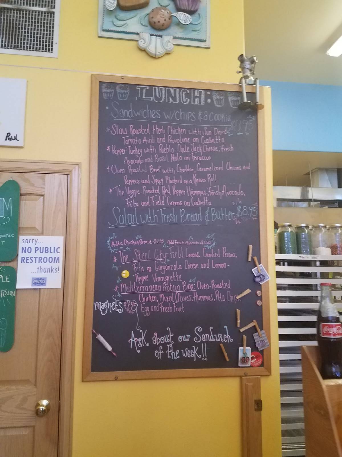 Menu at Hopscotch Bakery, Pueblo