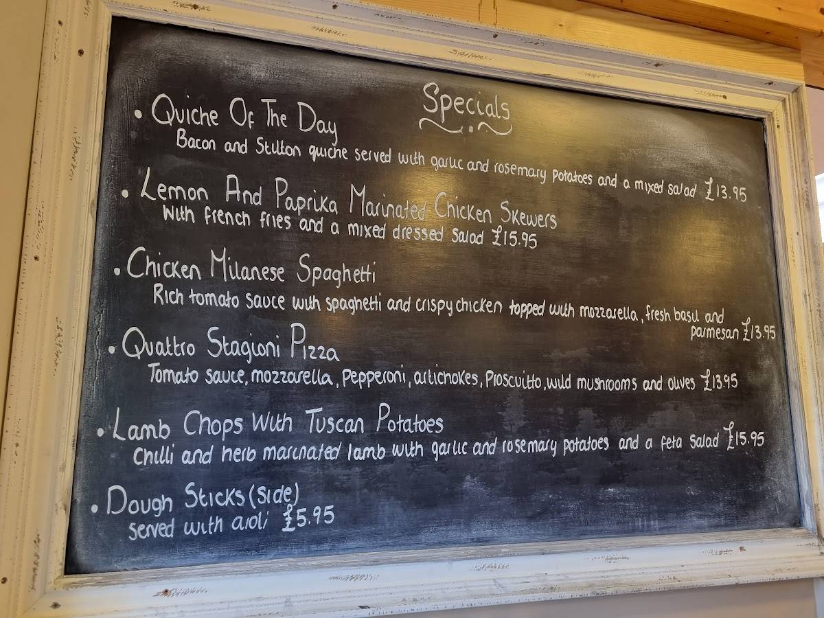 Menu at Hotham Park Cafe, Bognor Regis