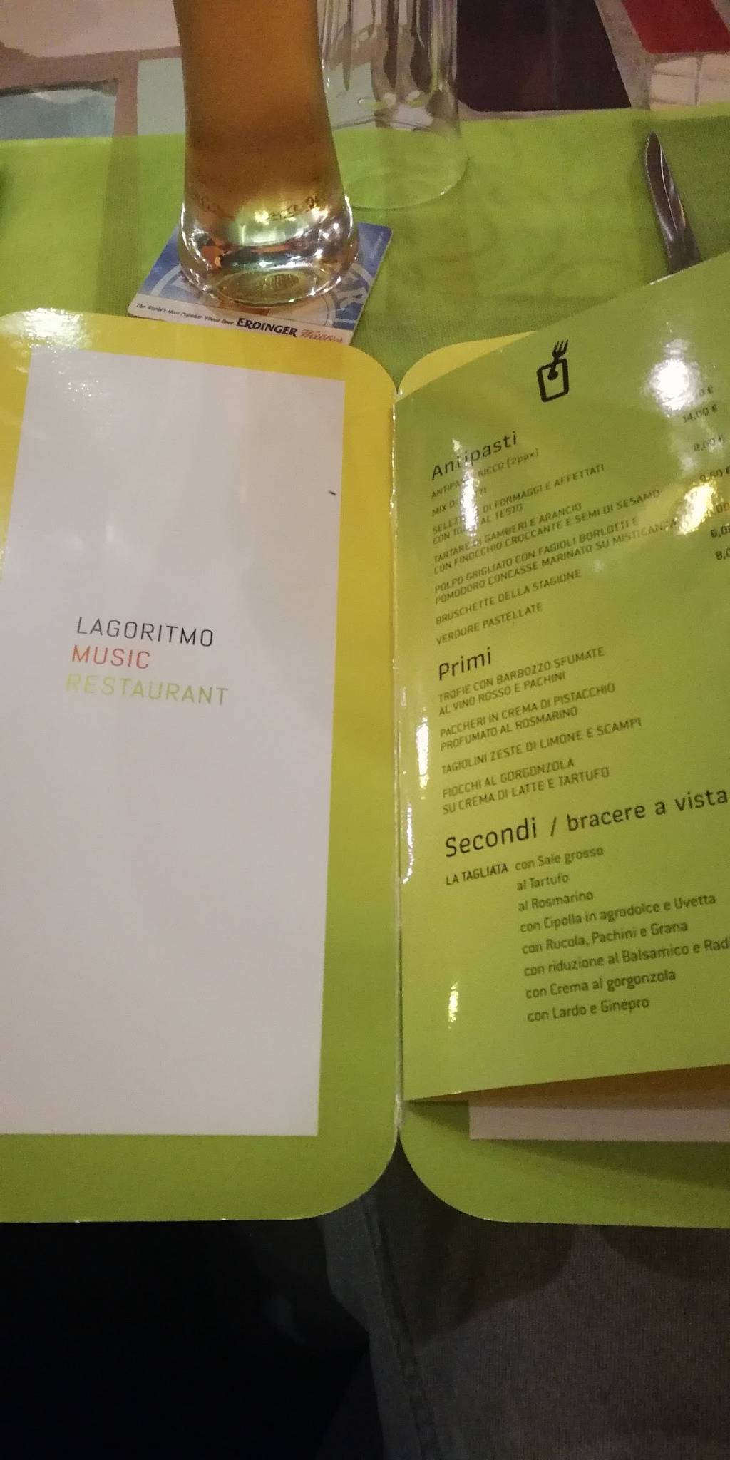 Menu da Il Laghetto Snc ristorante, Perugia