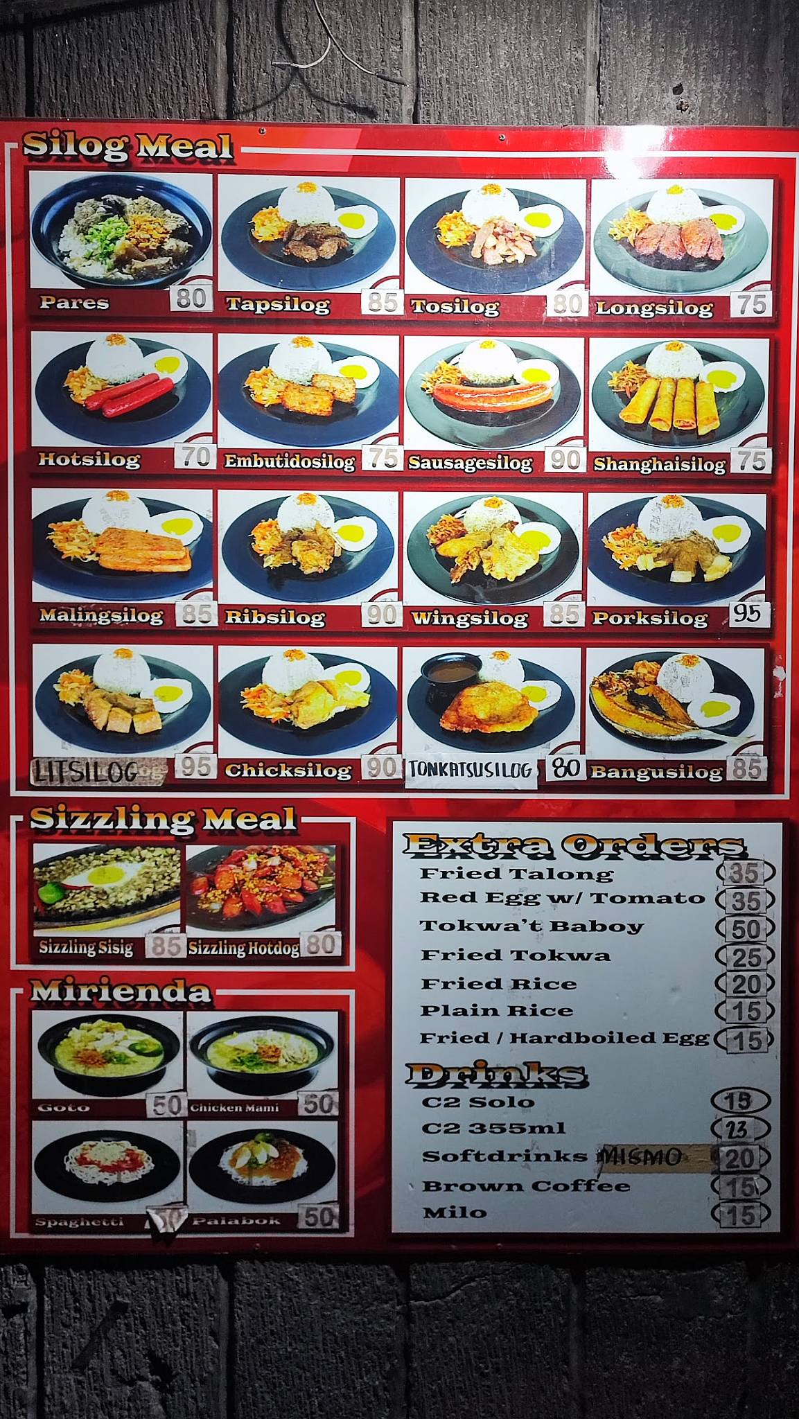 Menu at Jarret's restaurant, Pasig, Strata 100, Ruby Road Ortigas Center