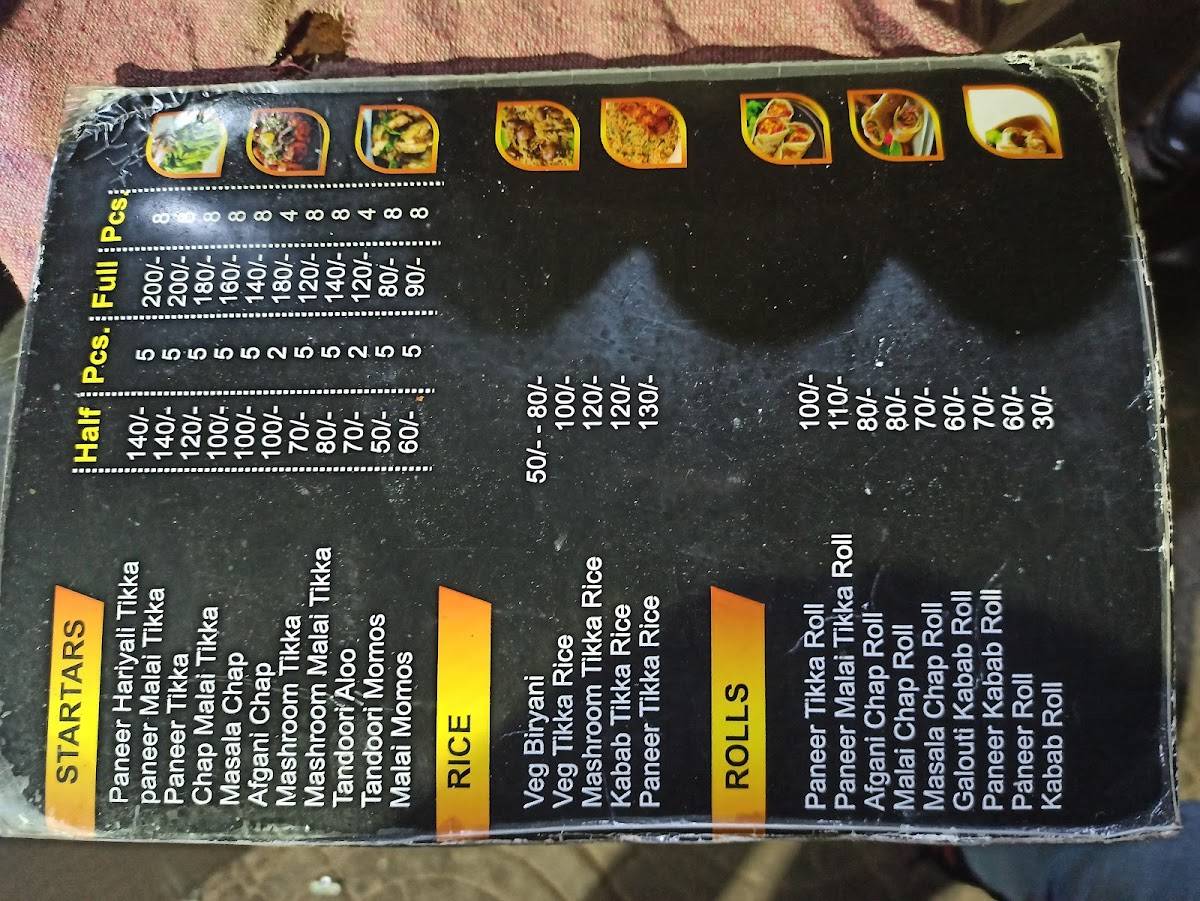 Menu at Veg Hunger Point, Kanpur, 112/364