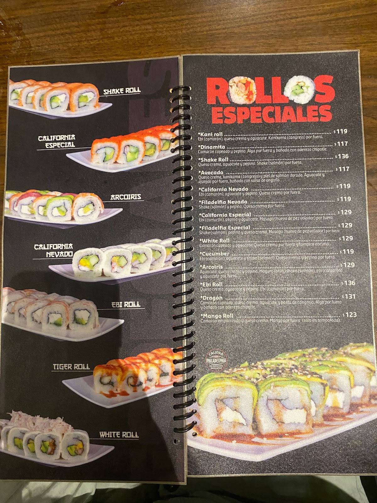 Carta del restaurante Kapital Sushi Vallarta, Puerto Vallarta