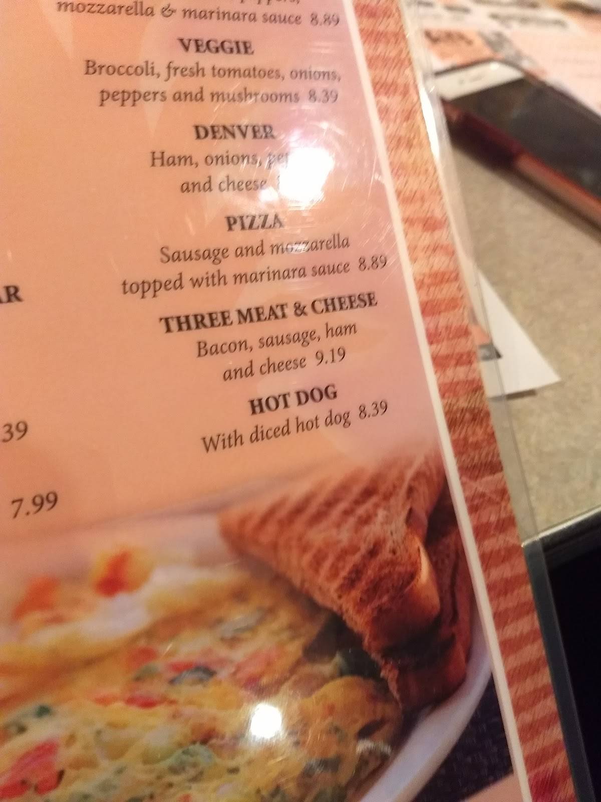 Menu at Key City Diner restaurant, Phillipsburg