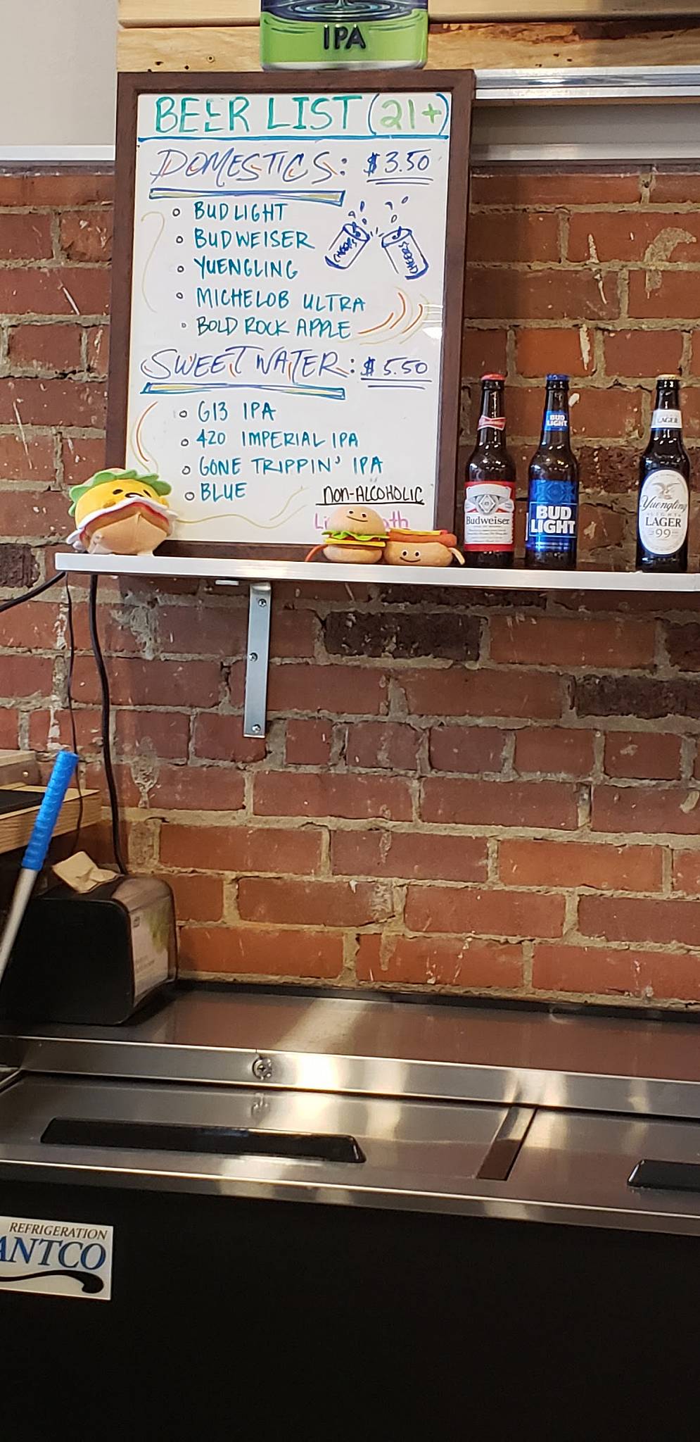 Menu at Mid City Grill restaurant, Kingsport