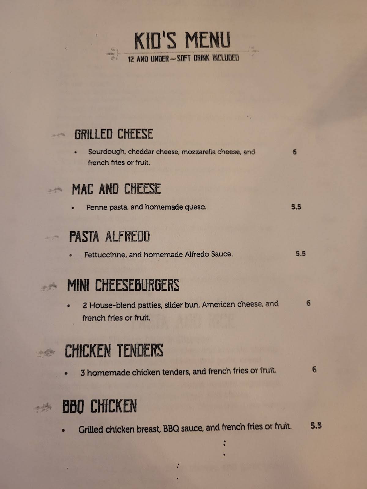 Menu at Kitchen Tales restaurant, Conroe