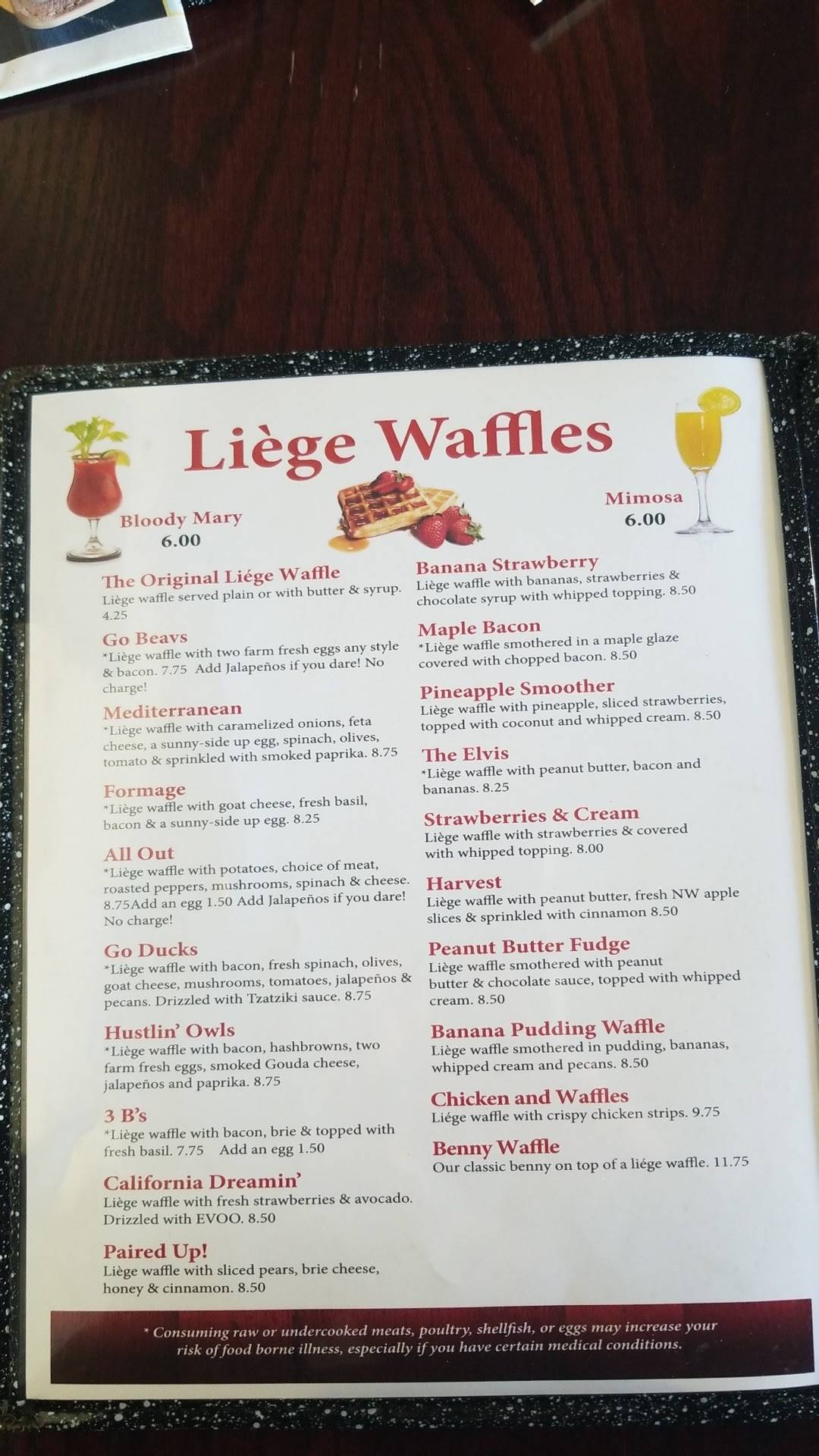 Menu at Waffle Hut & Eatery restaurant, Klamath Falls