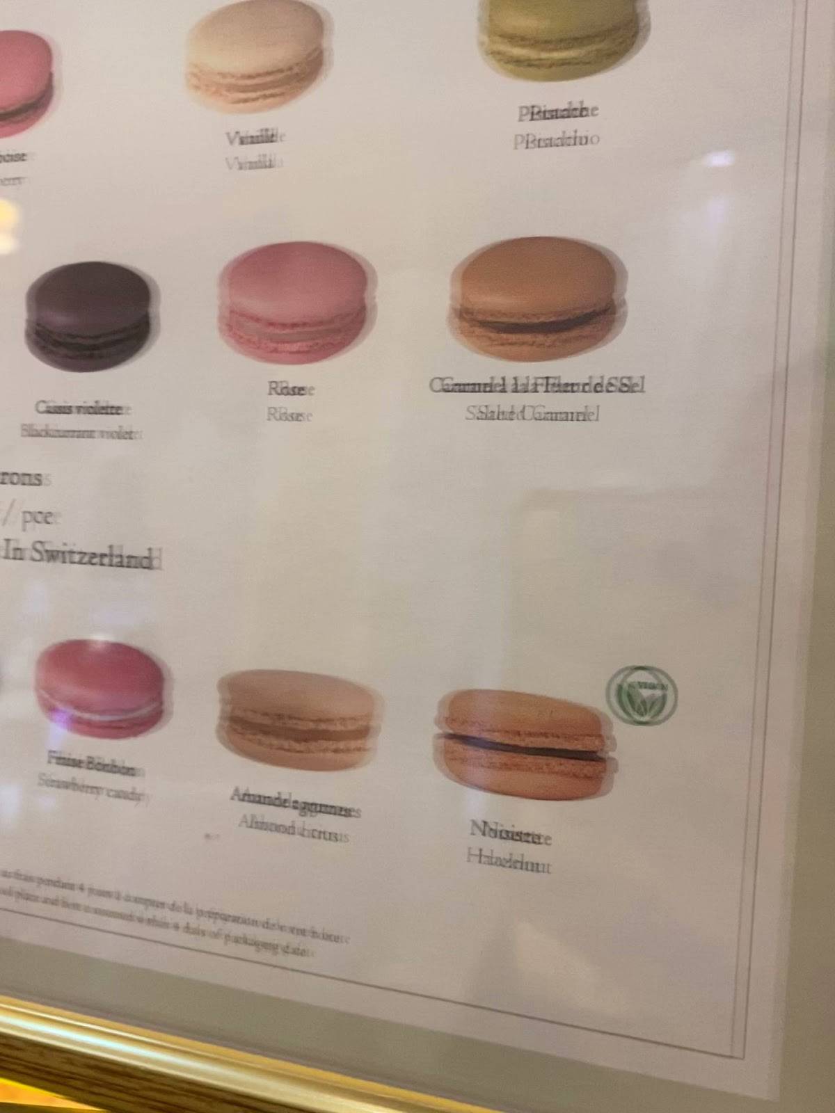 Speisekarte von LADURÉE Luxembourg Store restaurant, Luxemburg