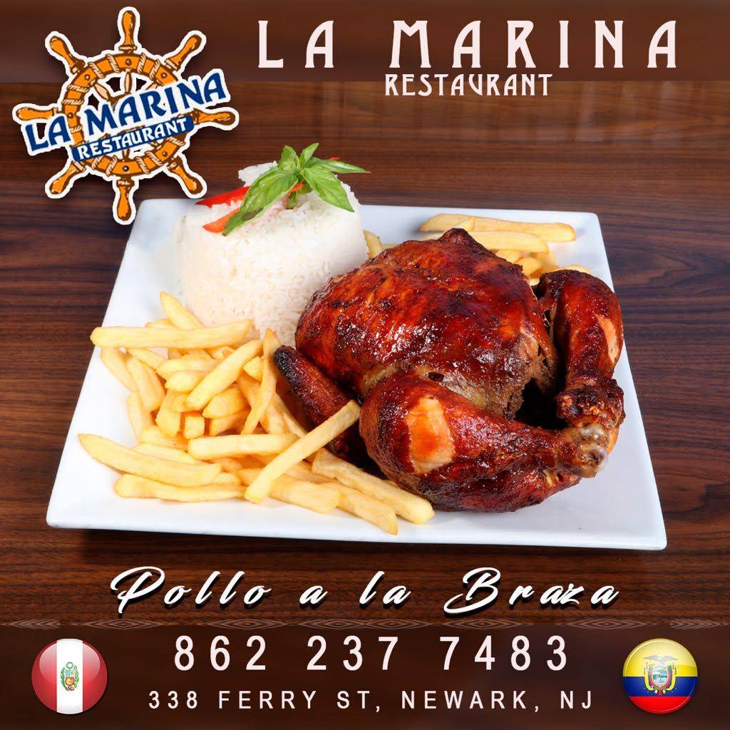 Menu at La Marina Restaurant, Newark