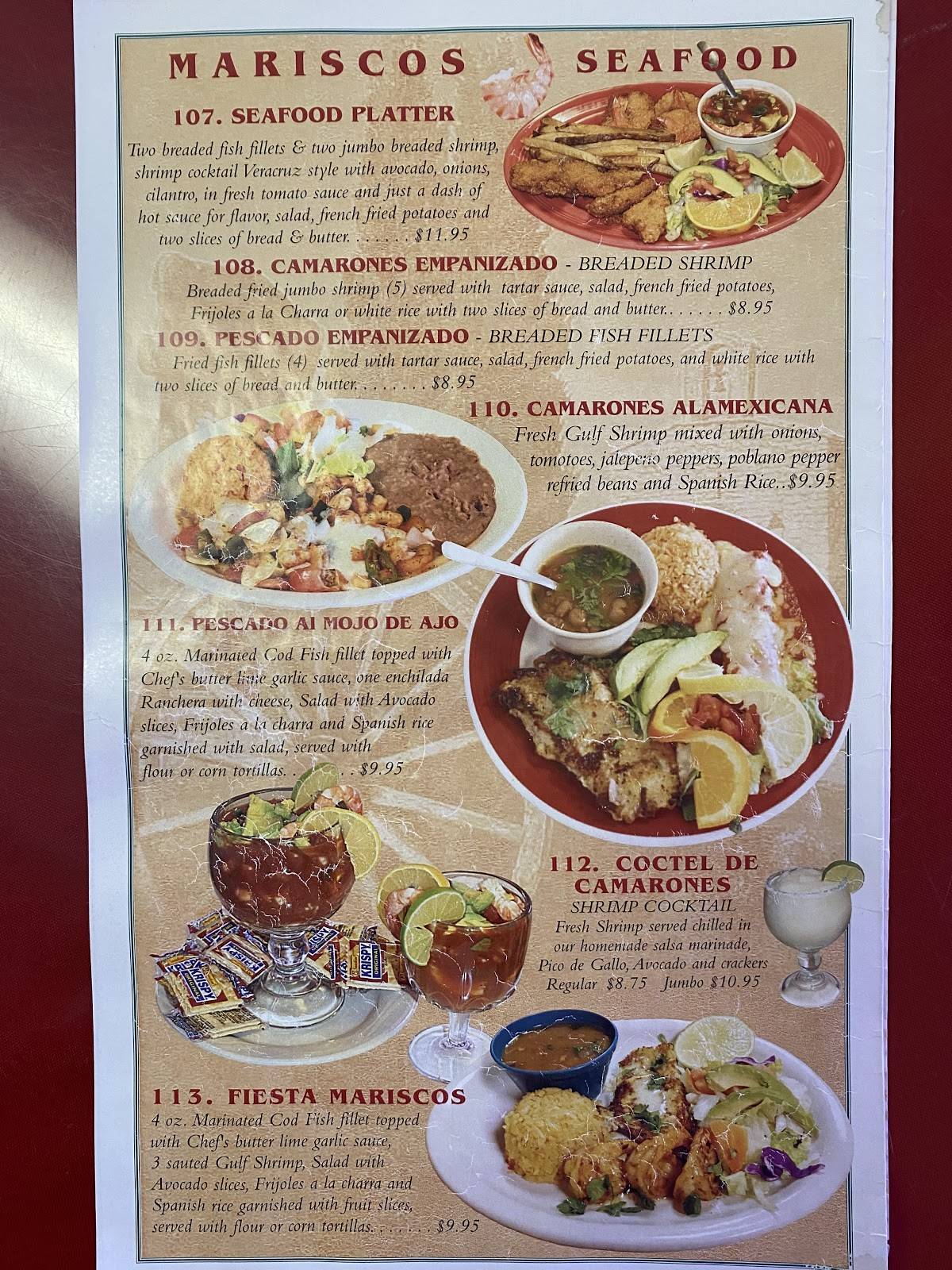 Menu at Las Carretas Mexican Restaurant, San Antonio, Perrin Central Blvd