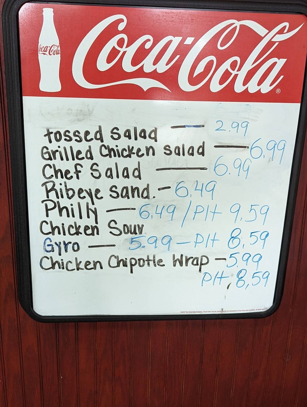 Menu at Liberty Bell restaurant, Liberty, 325 W Main St #1021