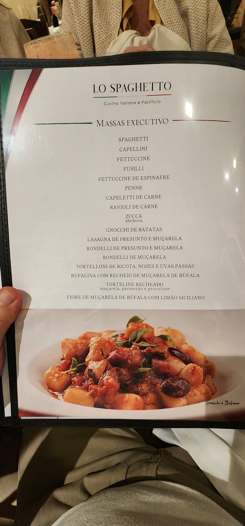 Menu em Lo Spaghetto restaurante, São Paulo