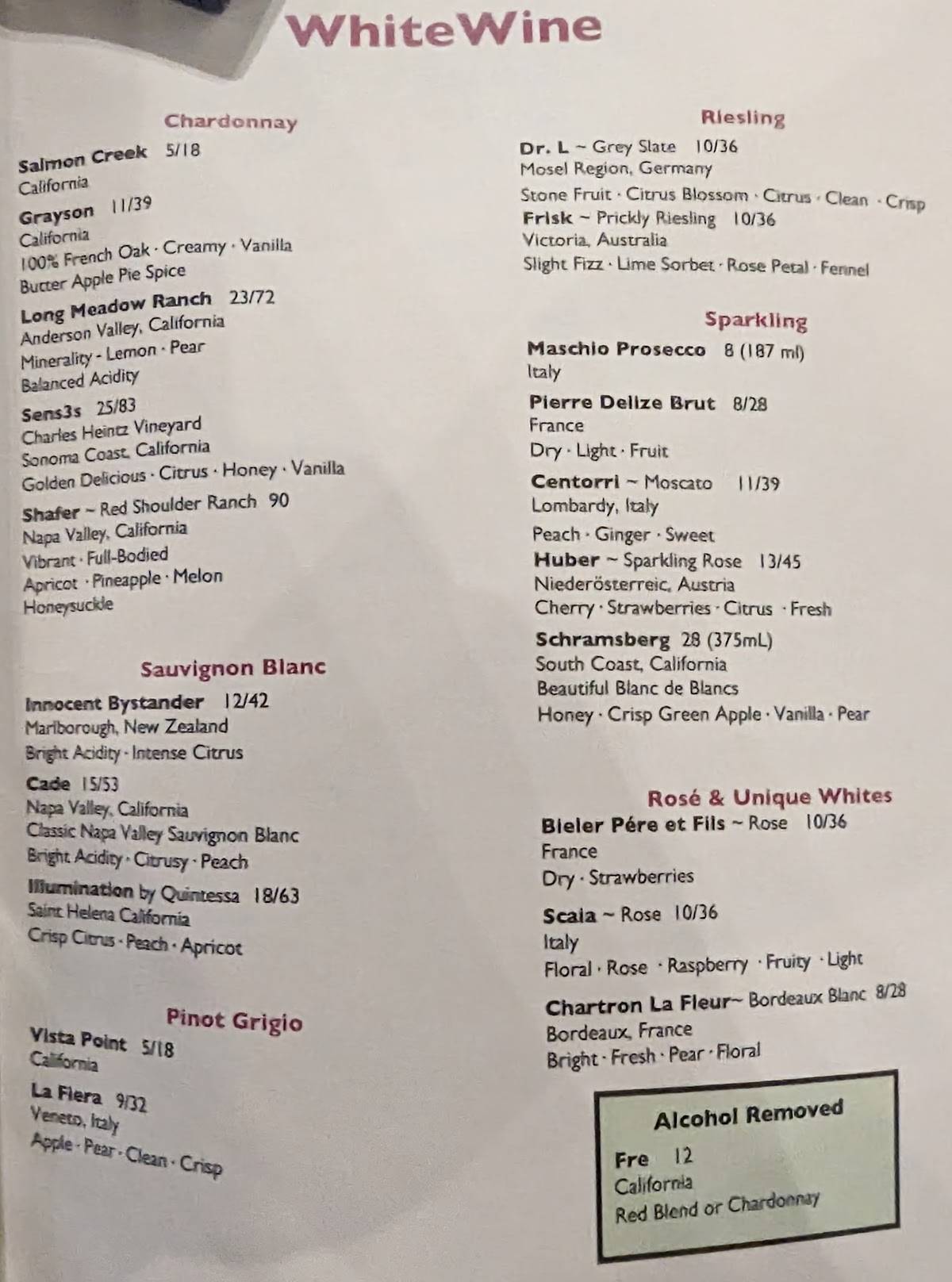 Menu at Local Roots restaurant, Powell