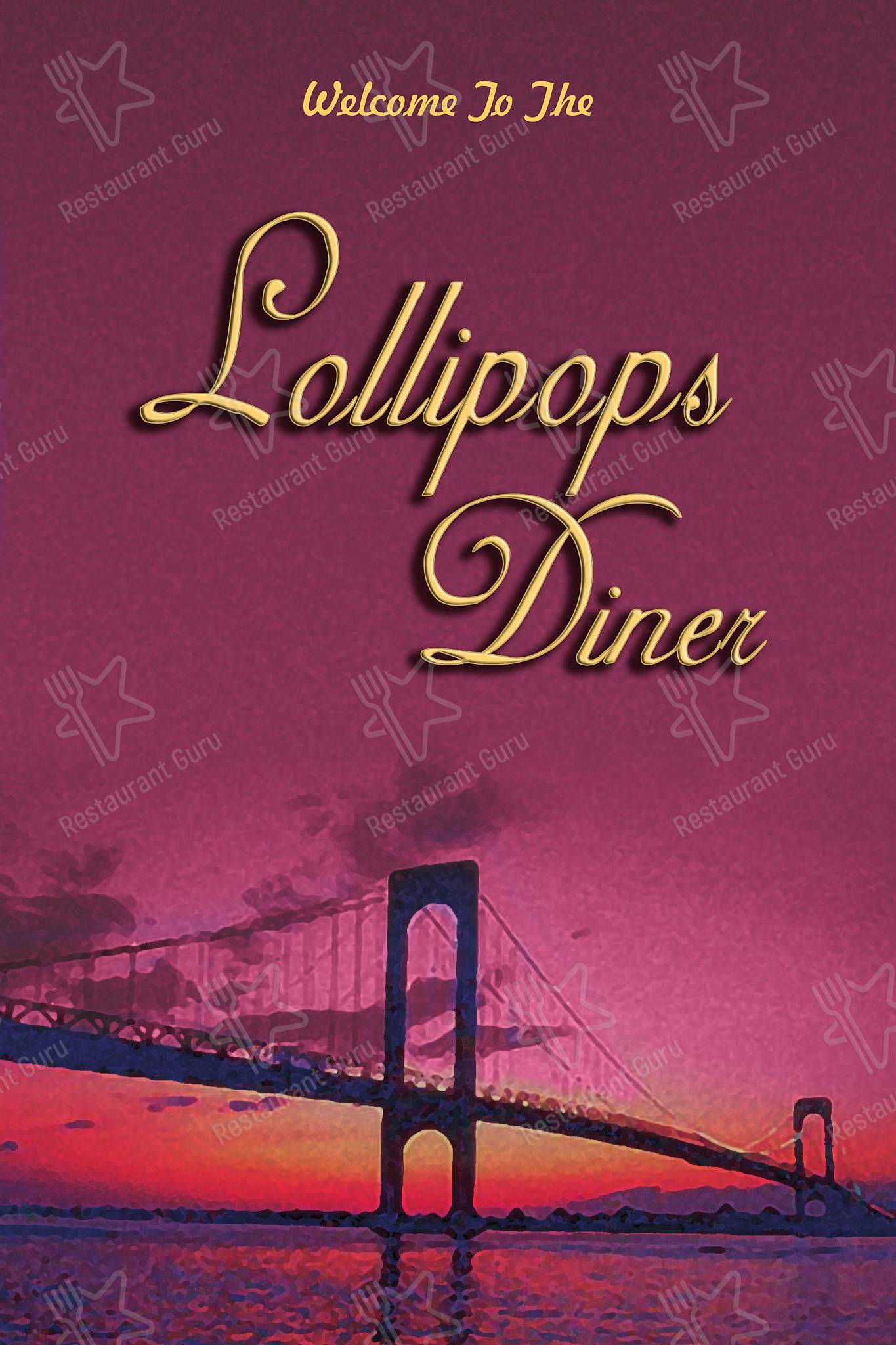 Menu at Lollipops Diner restaurant, New York City, 153-31 Cross Island Pkwy