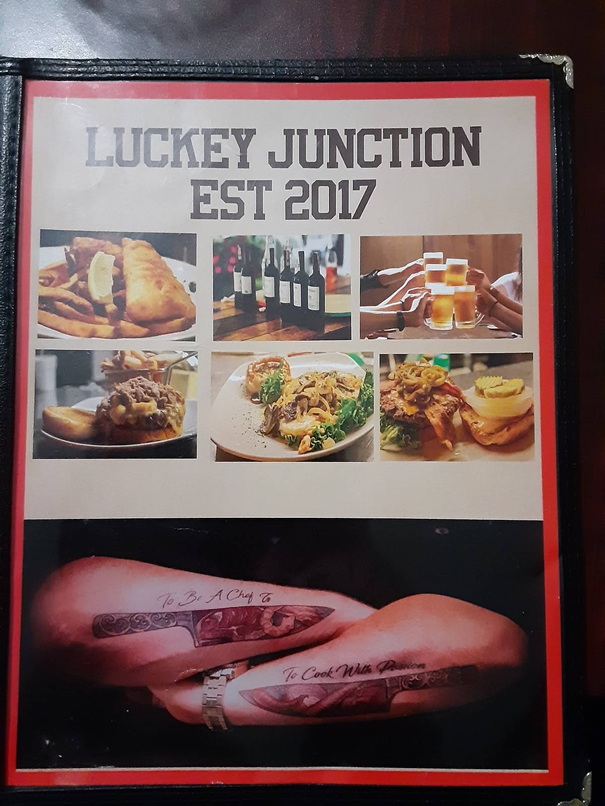 Menu at Luckey Junction restaurant, Luckey