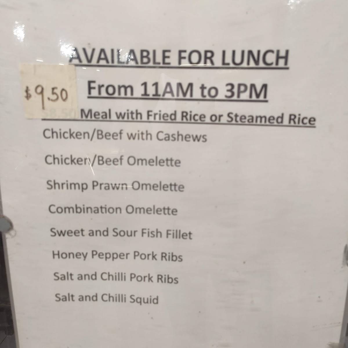 Menu at Lucky Twins Austral fast food, Austral