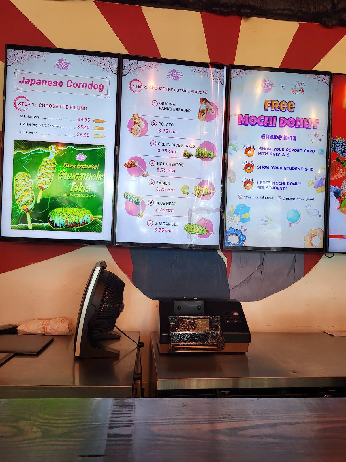 Menu at MaMa YaTai & Donuts desserts, Davie