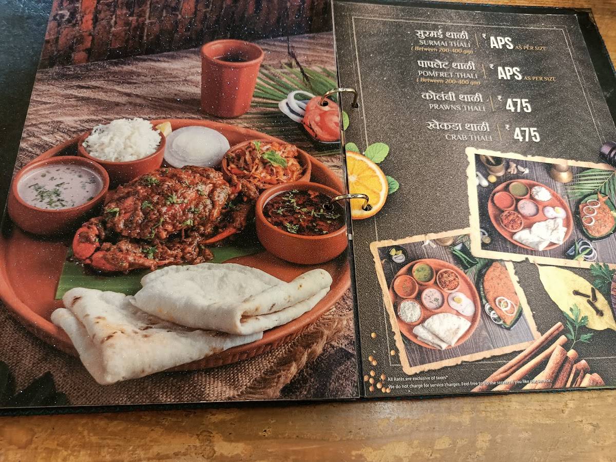 Menu at Majghar - Lalbaug, Mumbai