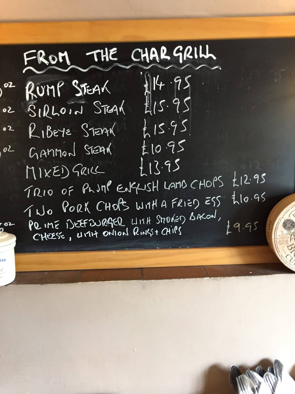 Menu at Malt Shovel pub & bar, Worthington