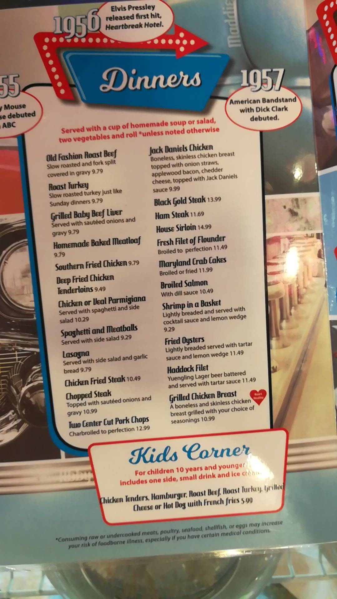 Menu at Manheim Diner restaurant, Schuylkill Haven, PA-61
