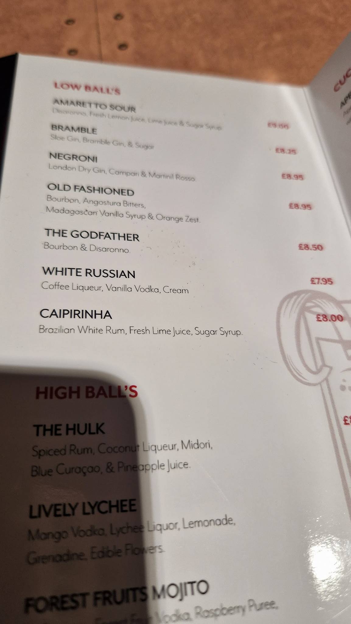 Menu at Market Kitchen restaurant, Barnsley
