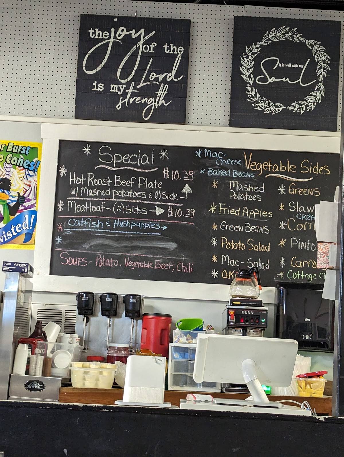Menu at MeMe's Restaurant, Rockwood