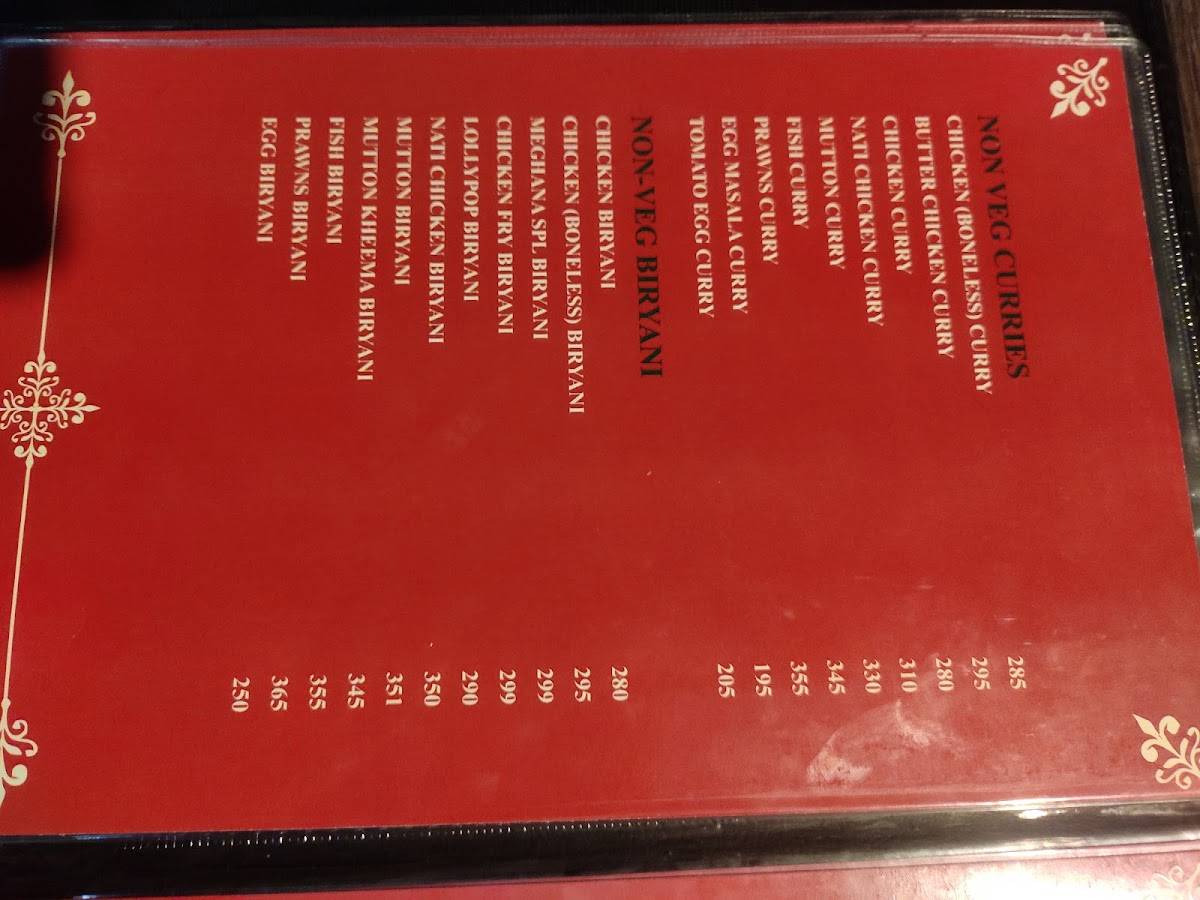 Menu at Meghana Foods Jayanagar, Bengaluru, 52