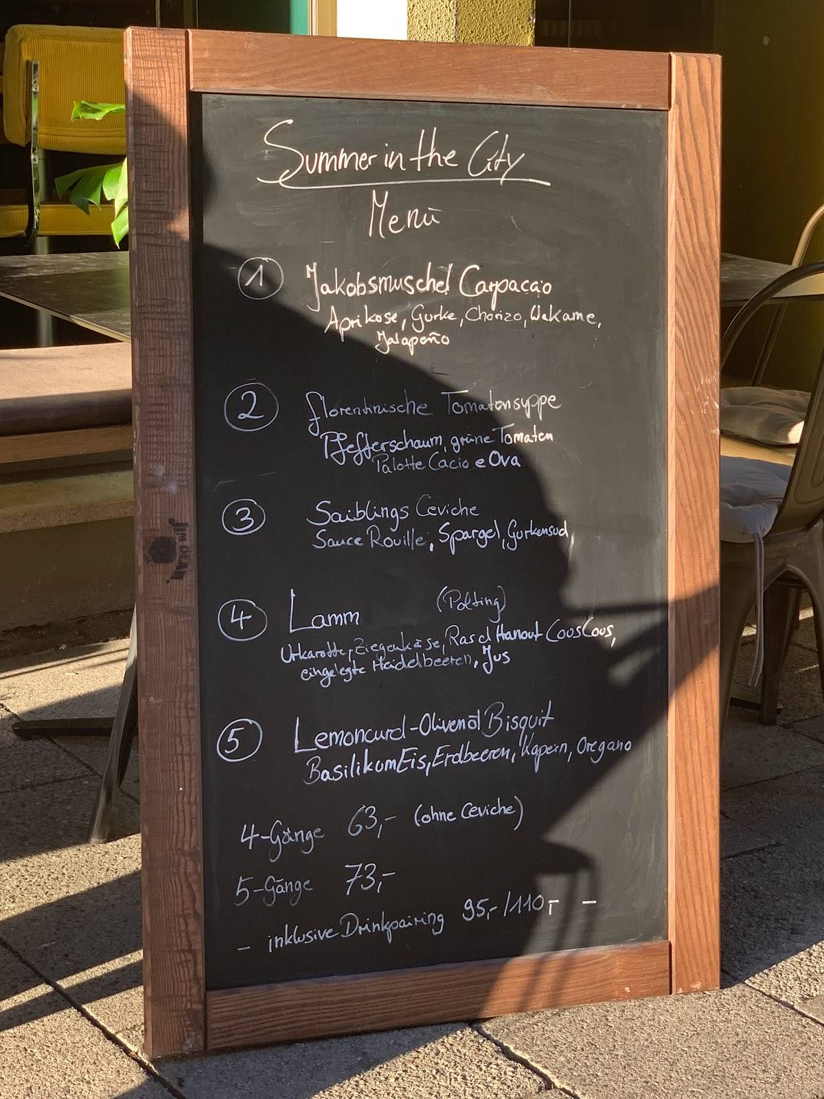 Speisekarte von Ménage Bar, München, Buttermelcherstraße 9