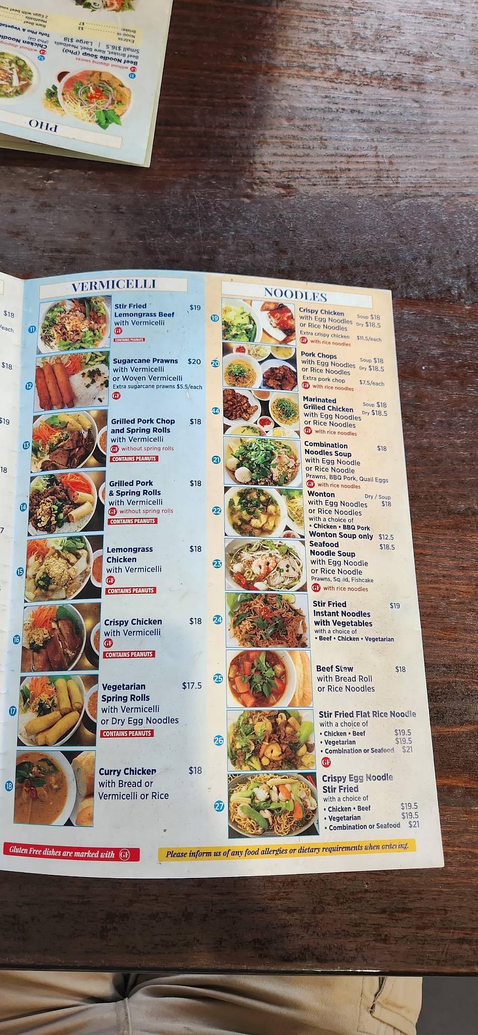 Menu at My Hao Cuisine - Vietnamese Restaurant and Cafe, Winston Hills ...