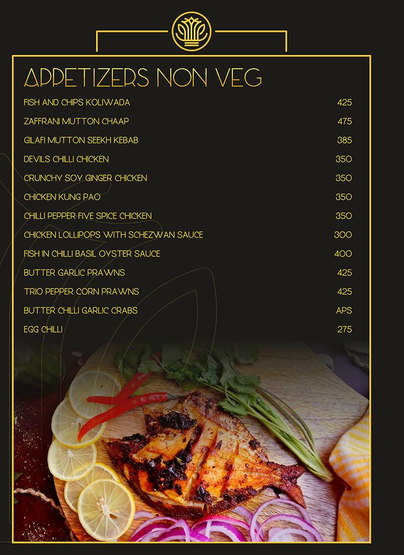 Menu at Tamara Banquet & Restaurant, Nashik