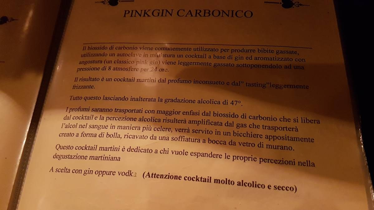Menu da Nottingham Forest pub & bar, Milano