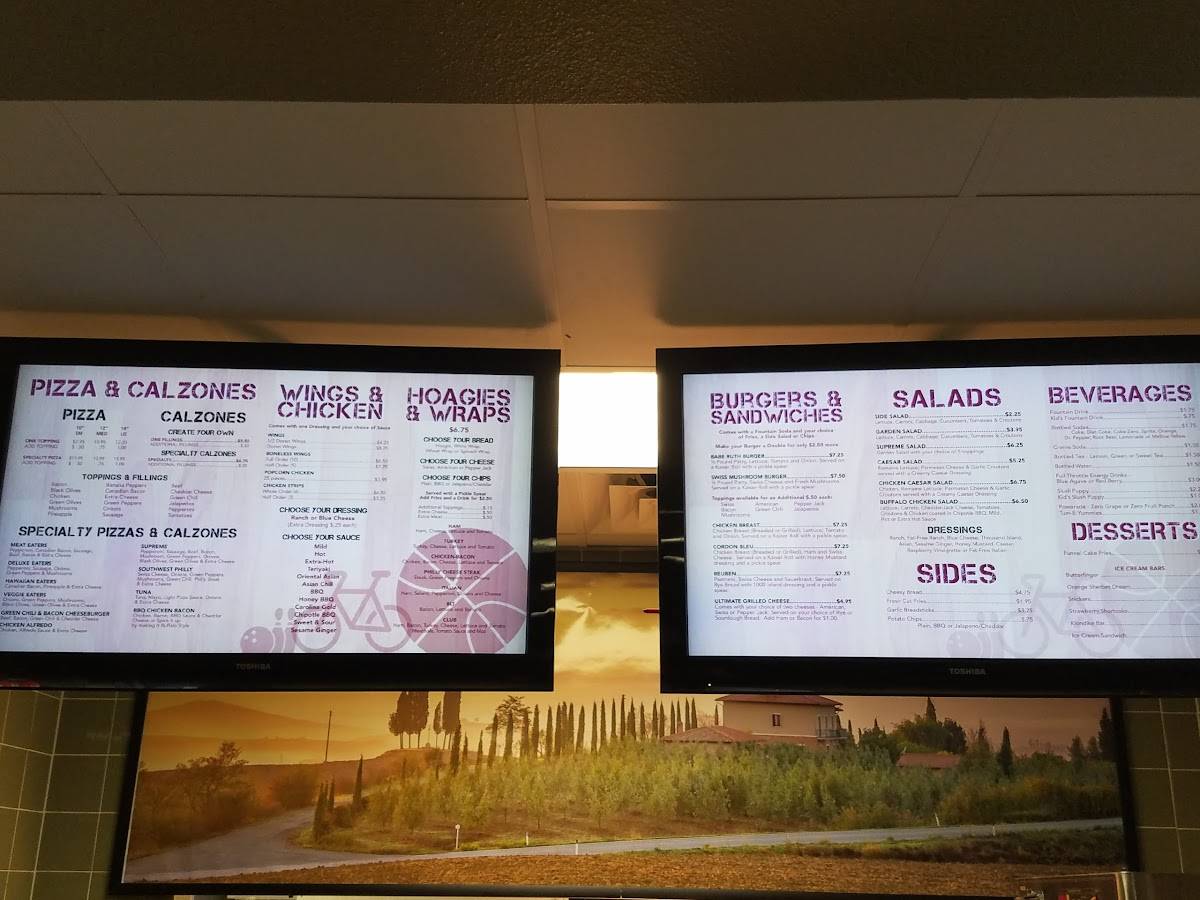 Menu at Piccola Cucina pizzeria, Holloman Air Force Base