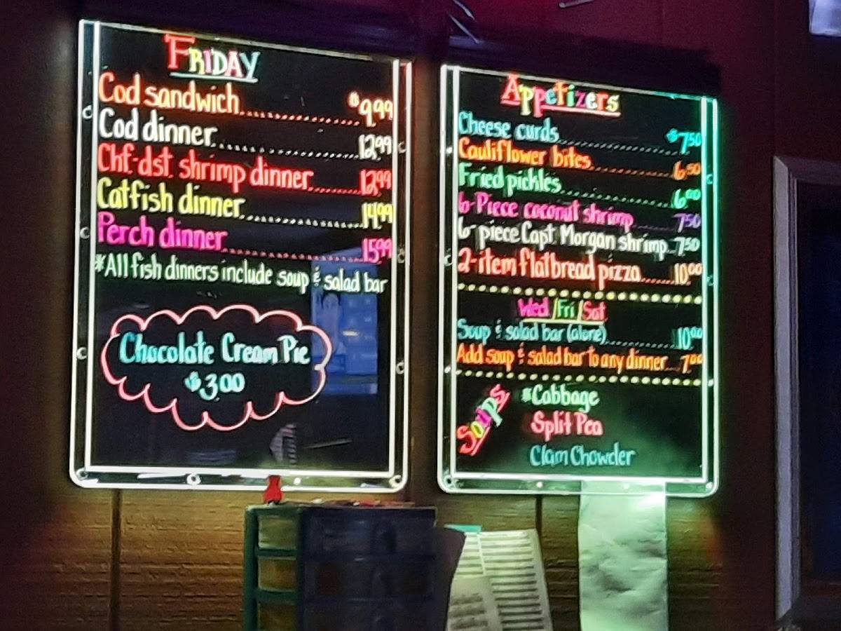 Menu at Office Lounge & Grill pub & bar, Oscoda Township