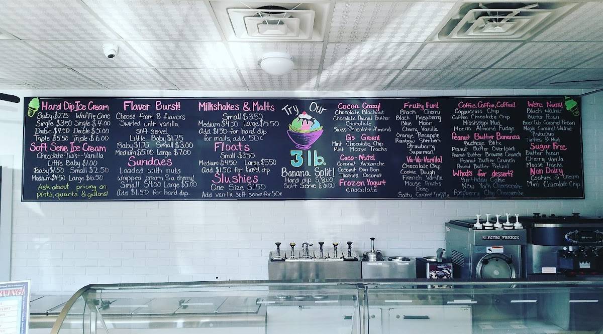 Menu at Oser's Dairy & Deli restaurant, Canal Fulton