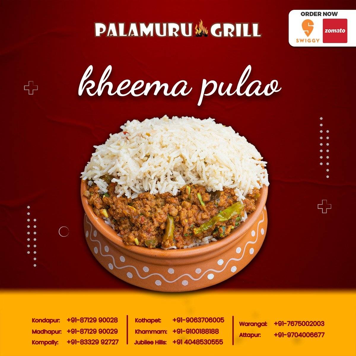 Menu at Palamuru Grill, Hyderabad, Opposite Meridian School