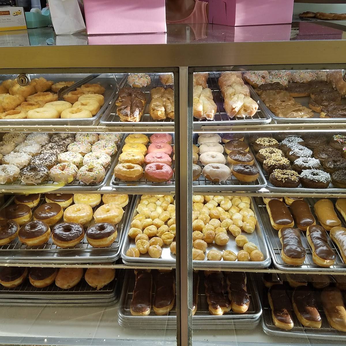 Menu at Jelly Donut restaurant, Palm Springs