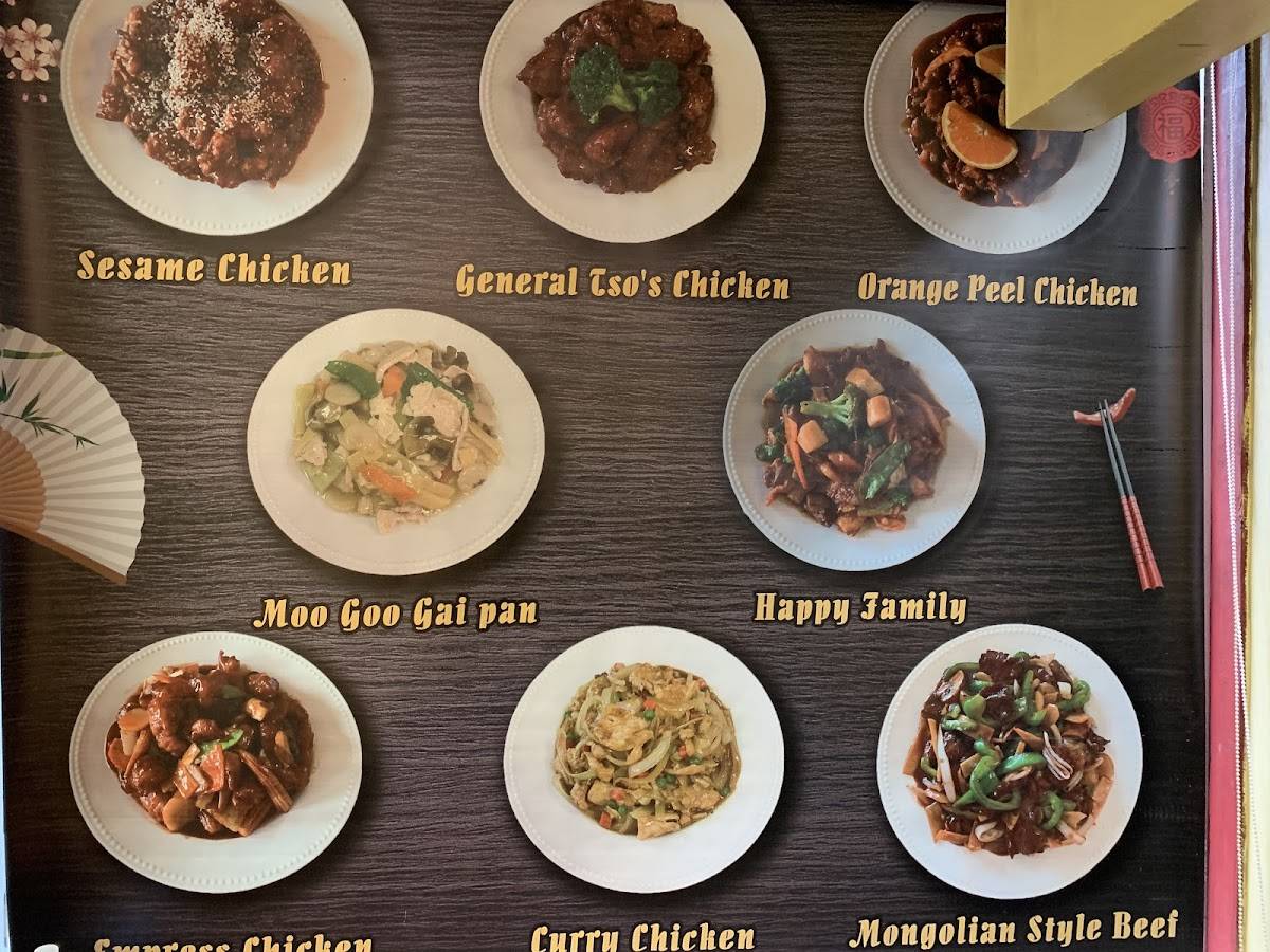 Menu at Peking Place restaurant, Johnstown