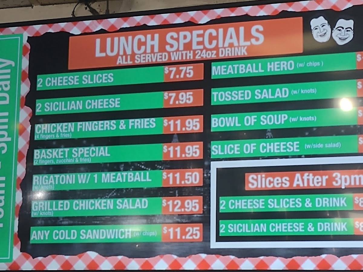 Menu at Piccadilly Circus Pizza pizzeria, Laughlin