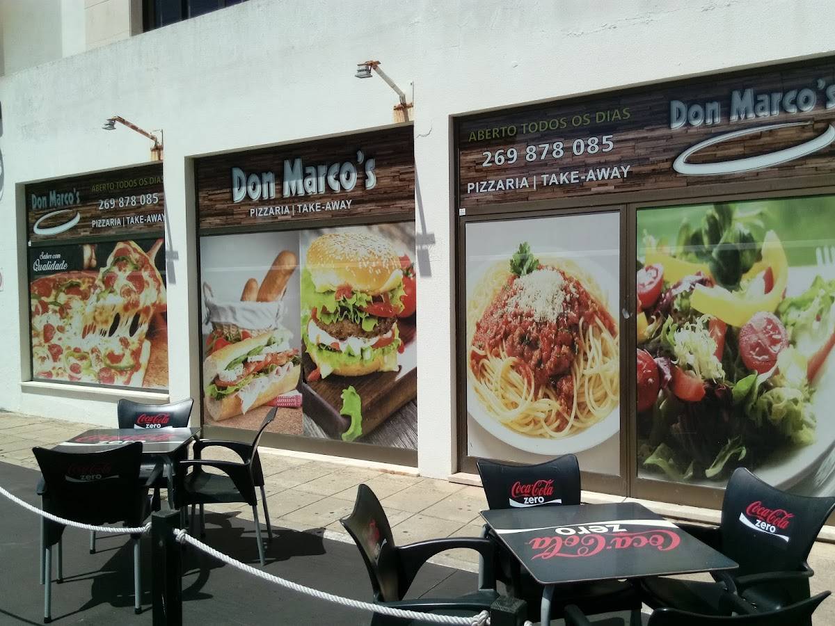 Menu em Pizzaria Don Marcos, Sines